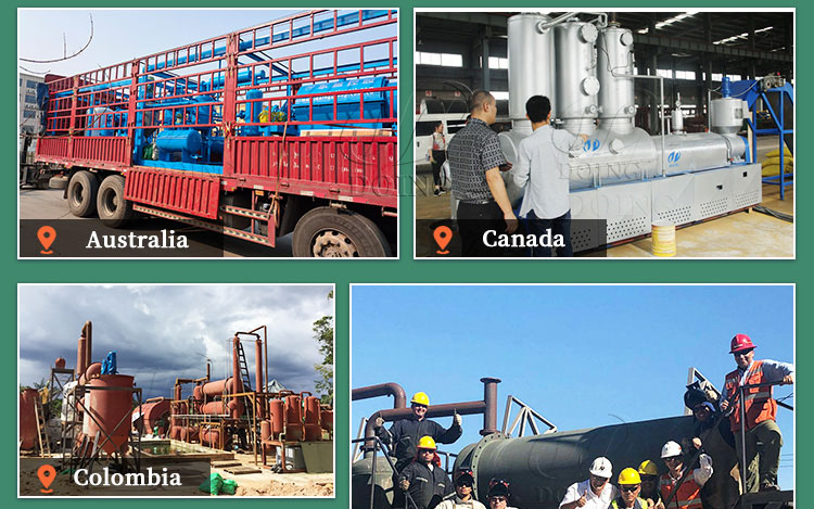 Supply different scales of waste plastic to diesel plant, professional ...